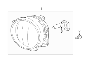 81210-60200 - Fog Lamp Assembly - 2013-2015 Toyota | OEM Genuine Toyota ...