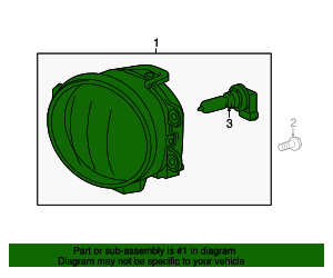 81210-60200 - Fog Lamp Assembly - 2013-2015 Toyota | OEM Genuine Toyota ...