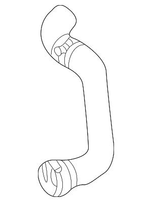 230-501-15-82 - Upper Hose 2003-2008 Mercedes-Benz SL 55 AMG ...