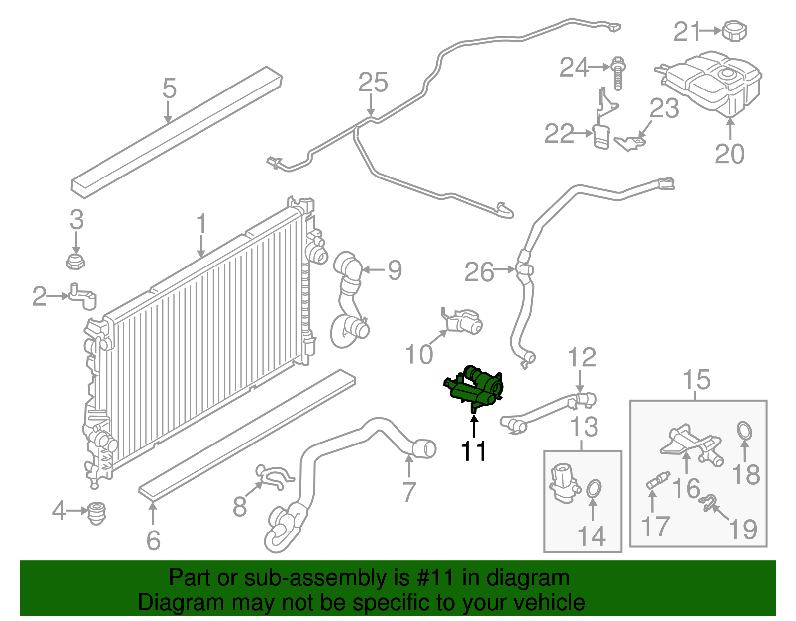 2013-2019 Ford | Thermostat Unit | BM5Z-8592-B | Walls' Ford Parts
