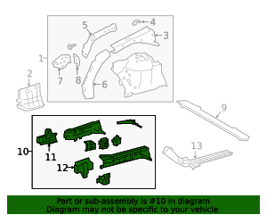 57028-06906 - Rail Assembly 2018-2023 Toyota | Longo Toyota Parts