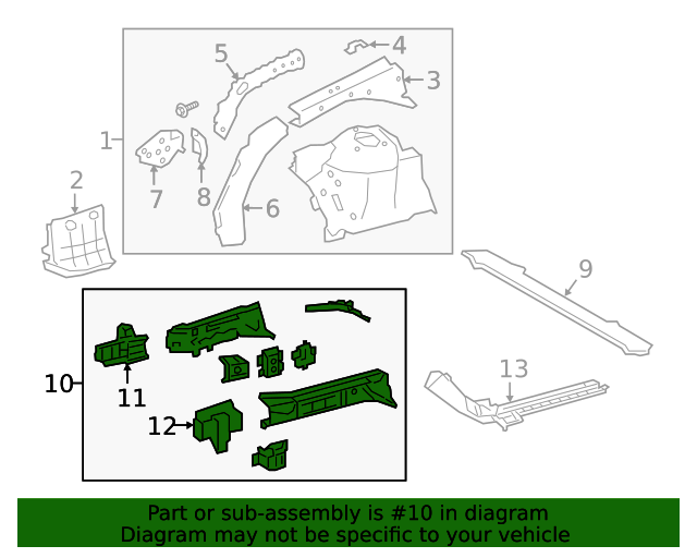 Toyota Rail Assembly 57027-06906 | Auto Parts