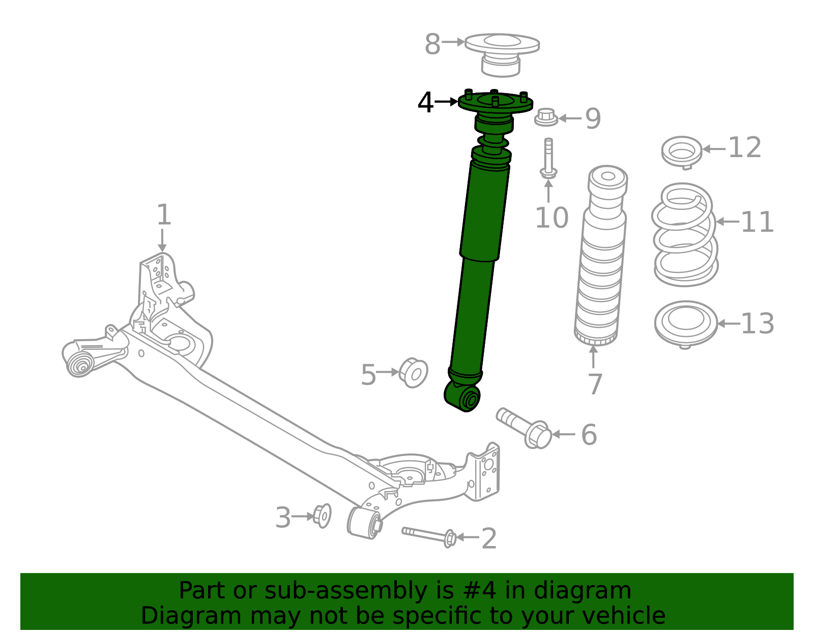 2018-2024 Nissan Kicks Value Advantage™ ABSORBER KIT SHOCK REAR E6B10 ...