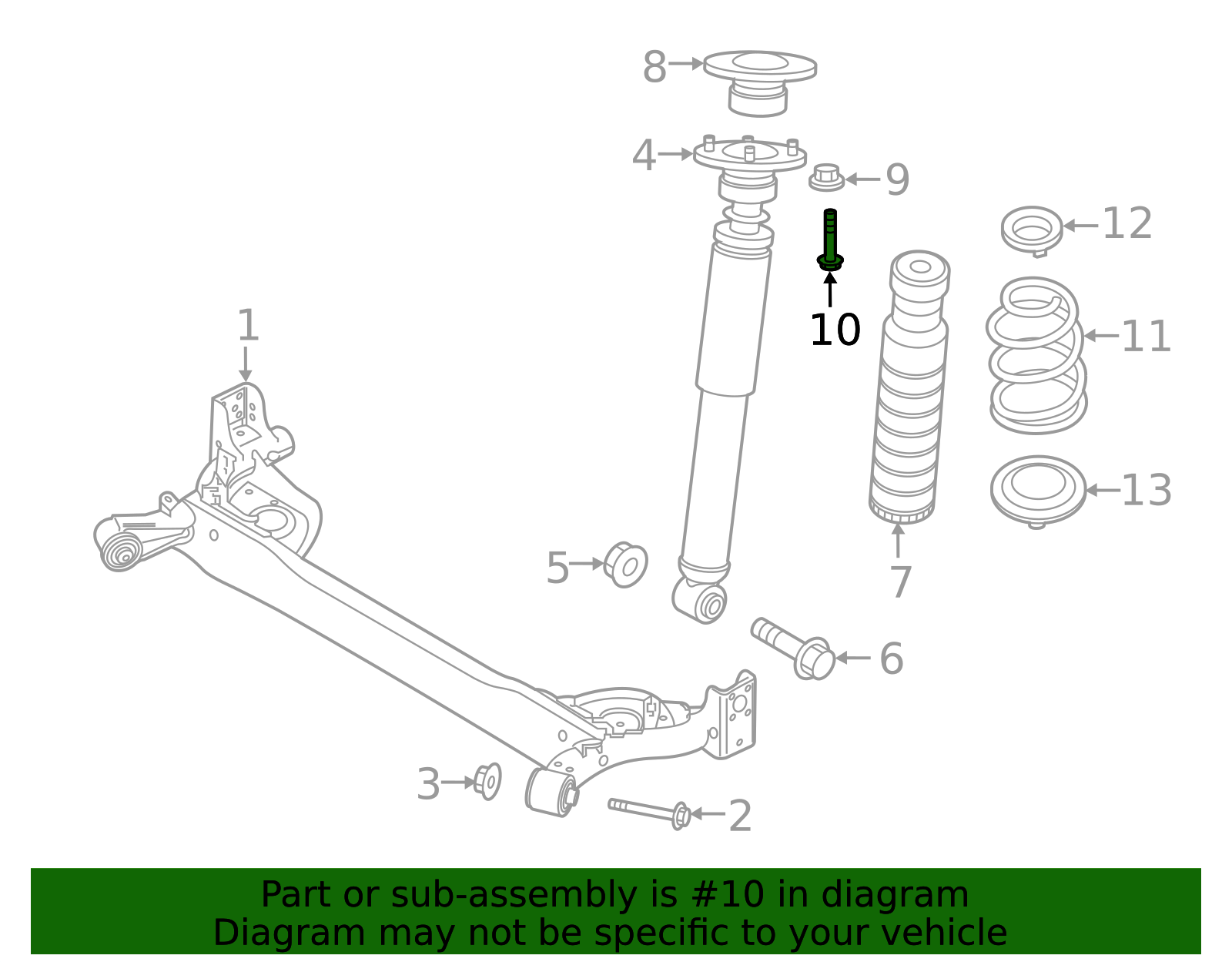 01125-N8041 - A Panel Air Box Muffler Post Nut Reinforce Screw 2015 ...