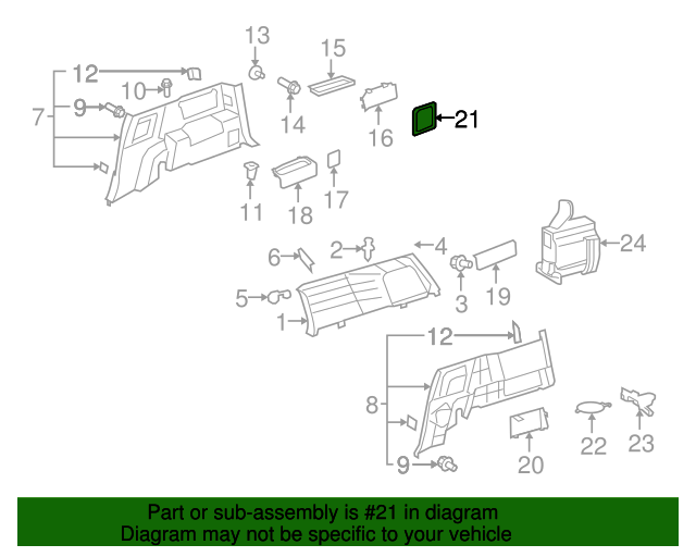 2007-2012 Toyota FJ Cruiser Power Outlet 85530-35060-B0 | Toyota Parts ...
