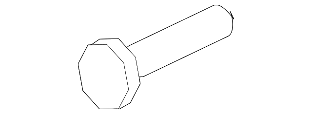 2003-2009 Nissan 350Z Suspension Cross-Member Link Bolt 54580-AL50A ...