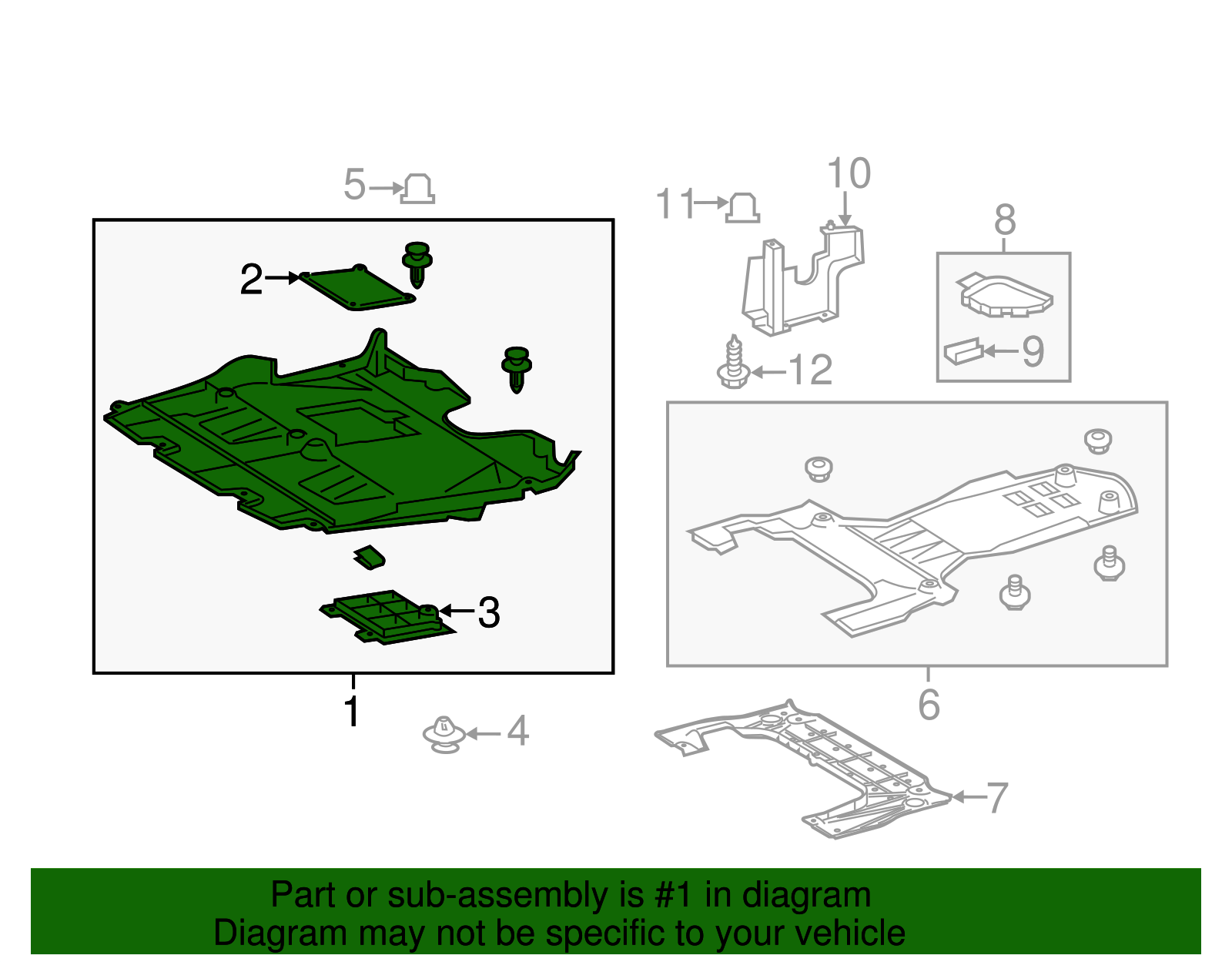 51410-53151 - 2014-2020 Lexus - Splash Shield | My L Parts