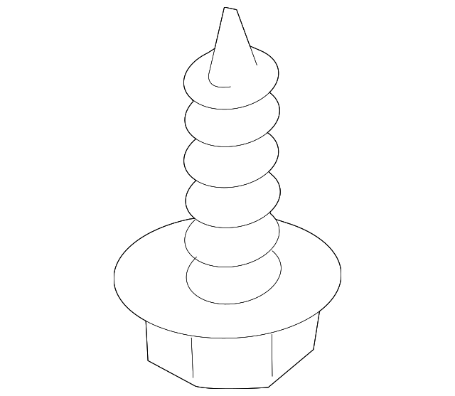 90080-15077 - 1997-2024 Lexus - Bumper Cover Retainer Screw | My L Parts