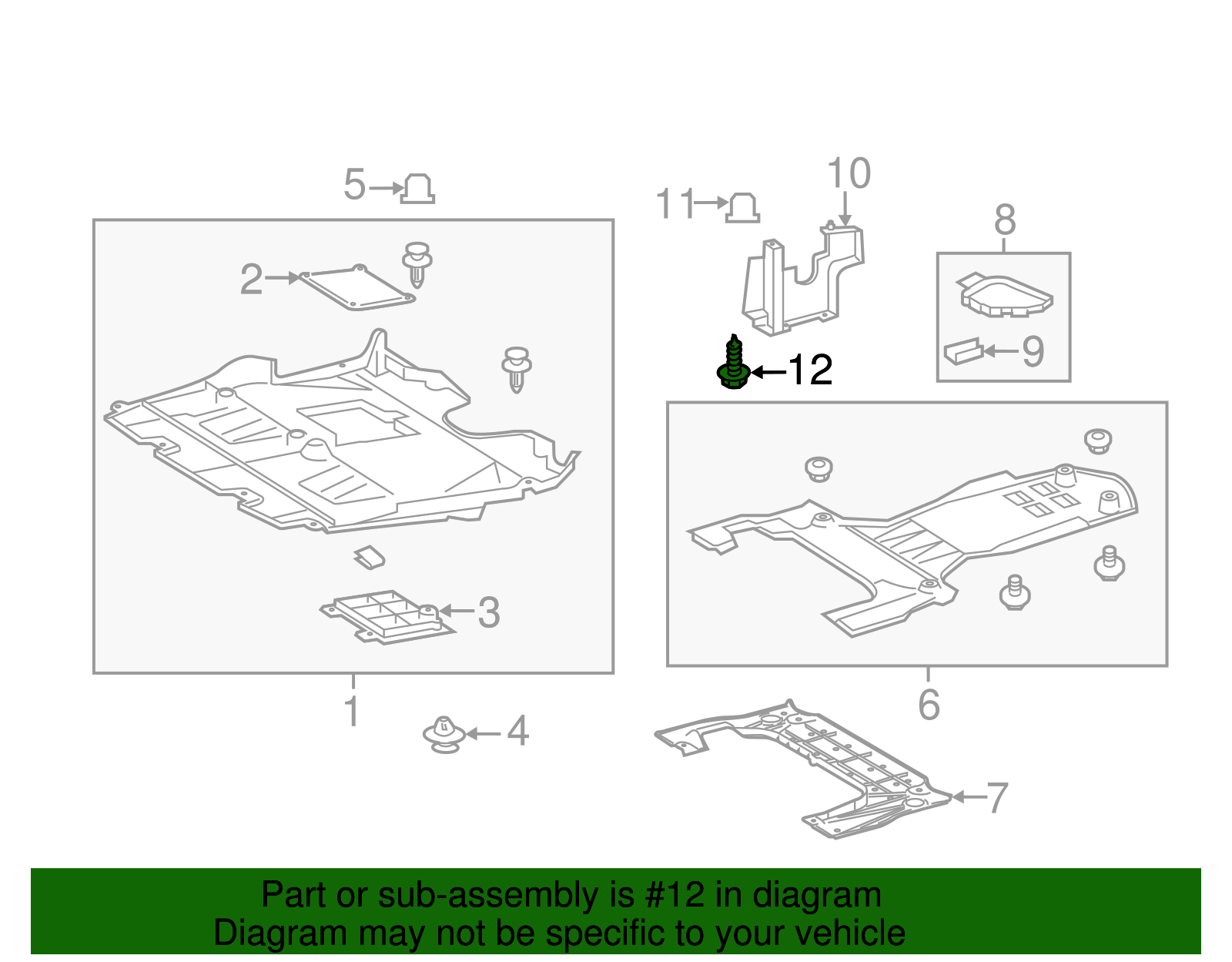 1997-2025 Lexus Bumper Cover Support Rail Screw 90080-15077 | OEM Parts ...