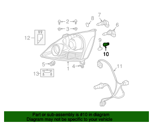 2003-2009 Lexus GX470 Signal Lamp Bulb 90981-15022 | SSL Parts