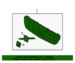 30744914 - Grille 2008-2011 Volvo | AutoNationParts.com