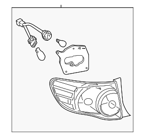 2009-2010 Toyota Corolla Combo Lamp Assembly 81560-02460 | LaGrange Toyota