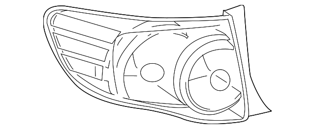 OEM 2009-2010 Toyota Corolla Combo Lamp Assembly 81560-02460 | LaGrange ...