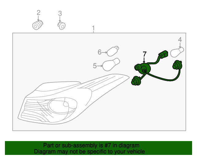 92480-3Y000 - Tail Light Harness 2011-2013 Hyundai | AutoNationParts.com