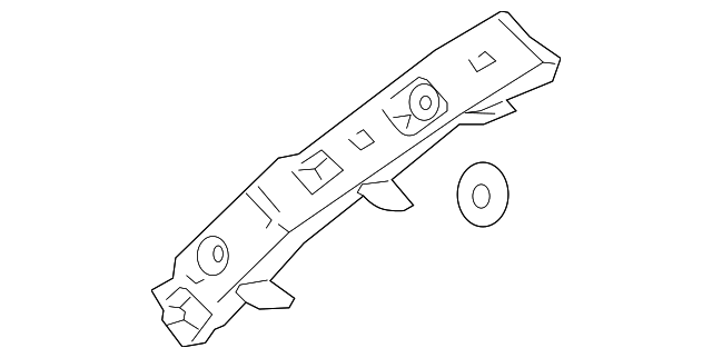 2013-2016 Chevrolet Passenger Side Rear Bumper Fascia Guide 96686882 GM ...