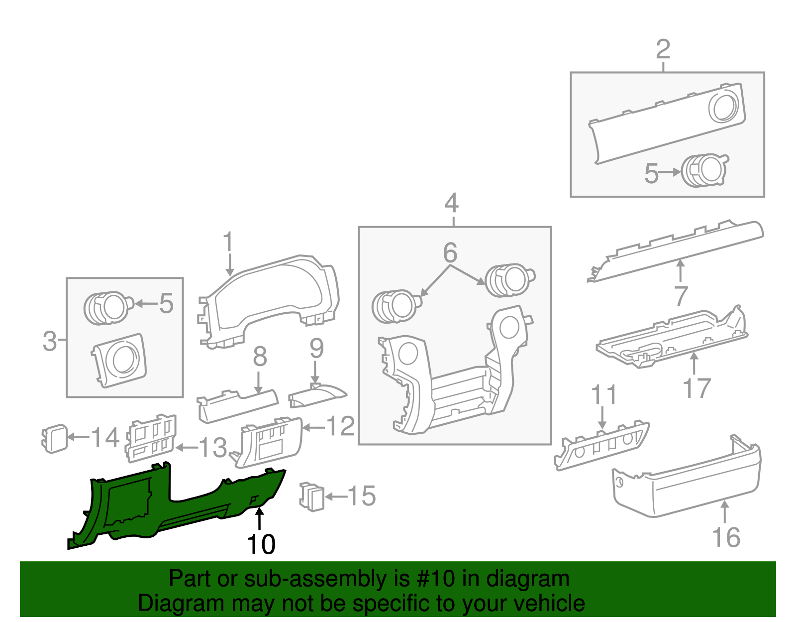 2014-2020 Toyota Tundra 2014-2020 Toyota Tundra - Lower Panel 55046 ...