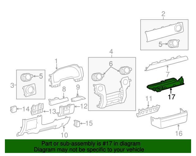 2010-2022 Toyota Under Cover 55607-0C011-C0 | Toyota San Diego Parts