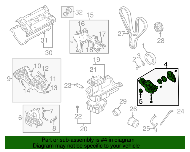 1999-2009 Hyundai Oil Pump 21310-37100 | OEM Parts Online