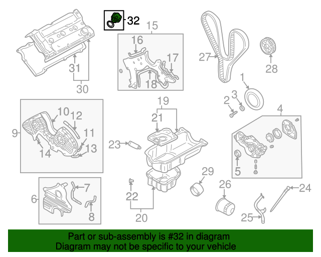 2001-2009 Hyundai Filler Cap 26510-37400 | OEM Parts Online