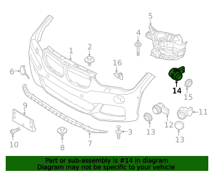 Genuine BMW 66-20-9-336-908 | Auto Park Sensor | FREE Shipping on Most ...