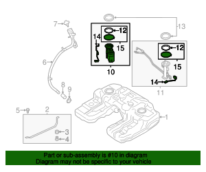 16-11-7-195-471 - Fuel Pump 2009-2018 BMW X5 | AutoNationParts.com