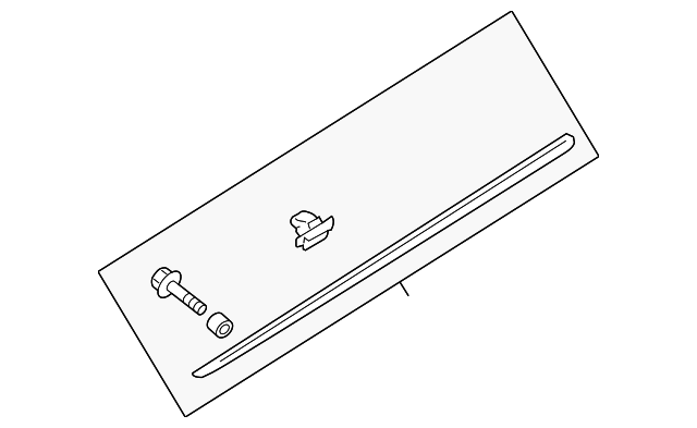 Genuine Door Molding for 2011-2015 Hyundai Sonata | Part# 87712-4R000 ...