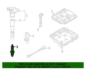 0P2-905-601 - Spark Plug 2019-2024 Audi | Audi OEM Parts