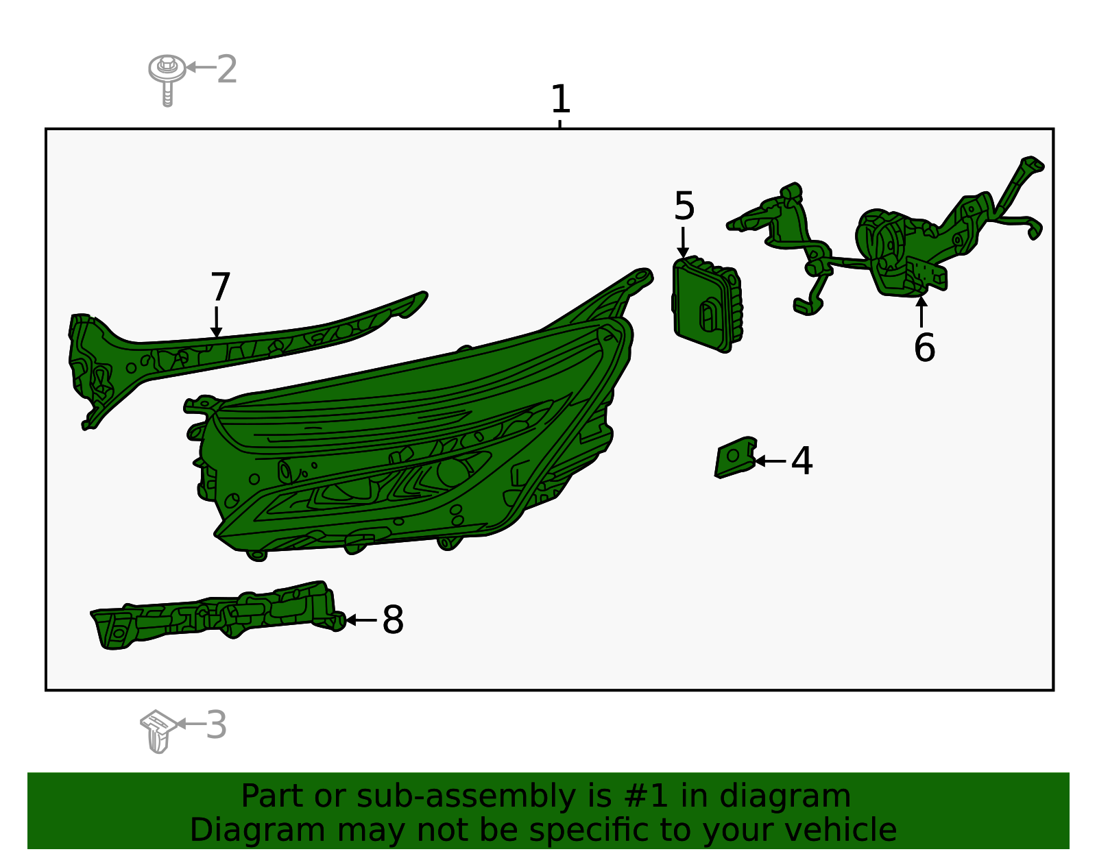 2022-2024 Chevrolet Equinox Headlamp 86517975 | GM Parts Center