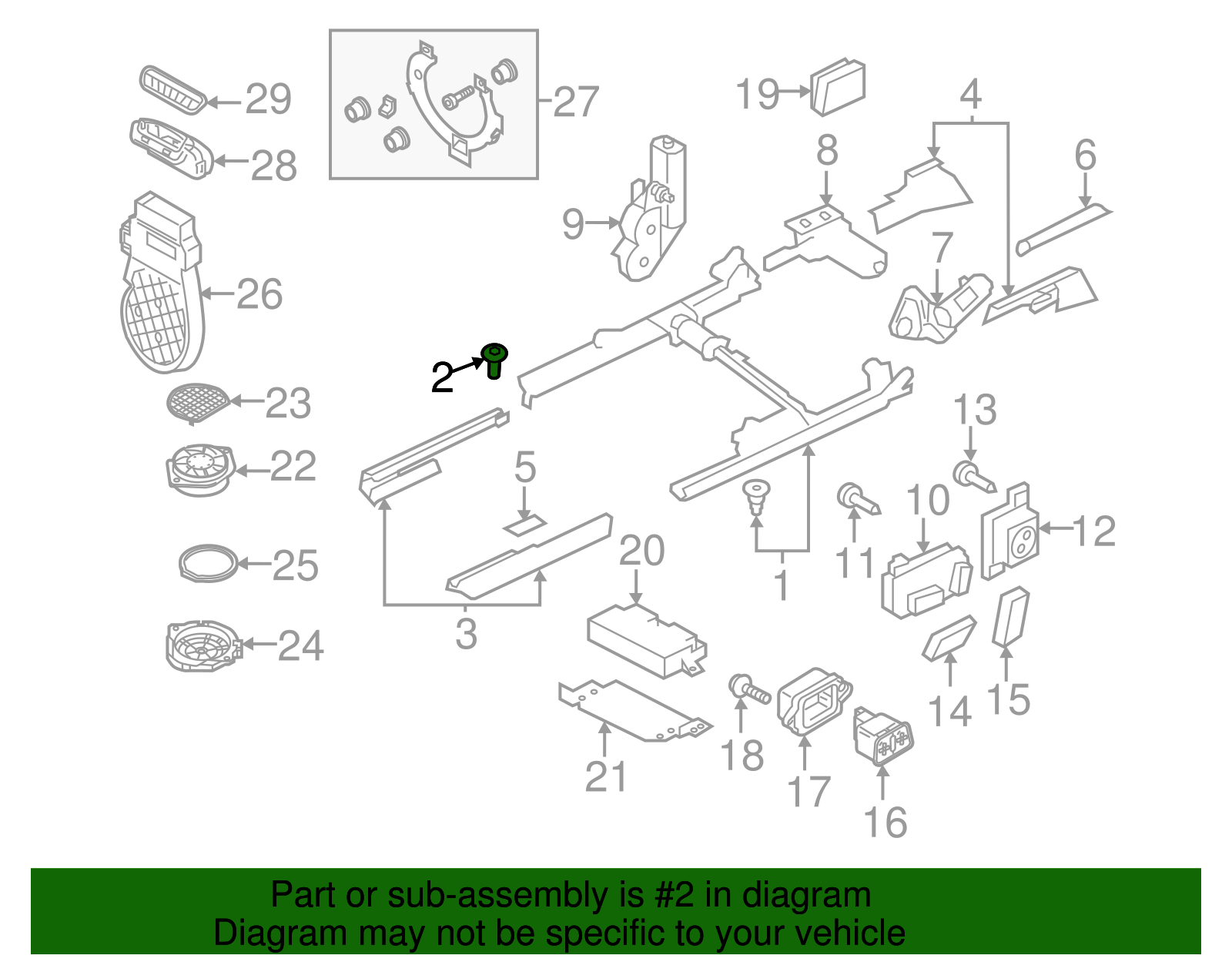 N-911-475-02 - Seat Track Bolt 2008-2017 Audi | AutoNation Parts