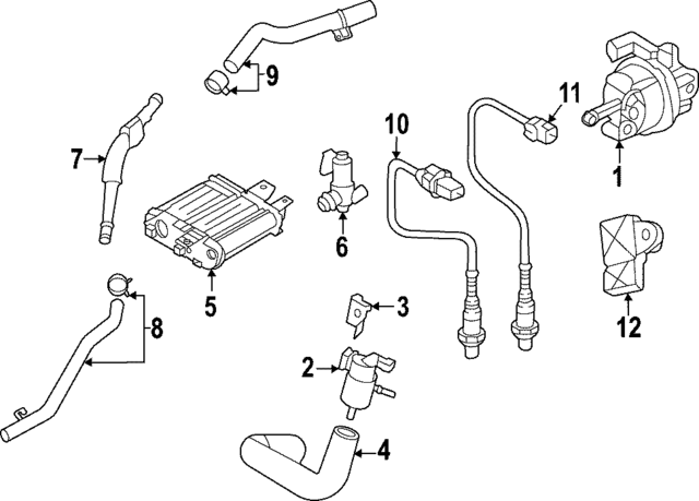 2023-2024 Kia Sportage Relief Valve 31453-N9000 | TascaParts.com