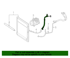 166-830-11-15 - AC Hoses 2012-2015 Mercedes-Benz | Mercedes-Benz USA Parts
