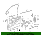 2013-2023 Mopar Door Interior Trim Panel Retainer 6510359AA ...