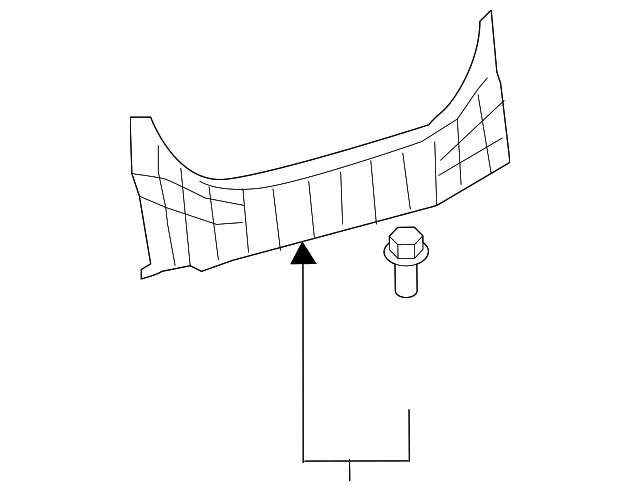 2007-2011 Toyota Camry Rear Panel Trim 58387-06060 | Toyota Parts Center