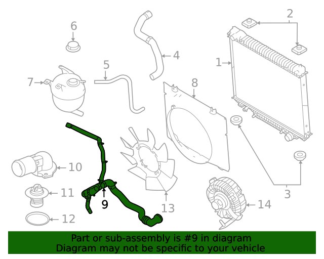 2021-2023 Ford E-350 Super Duty Hose Assembly LC2Z-8286-B | OEM Parts ...