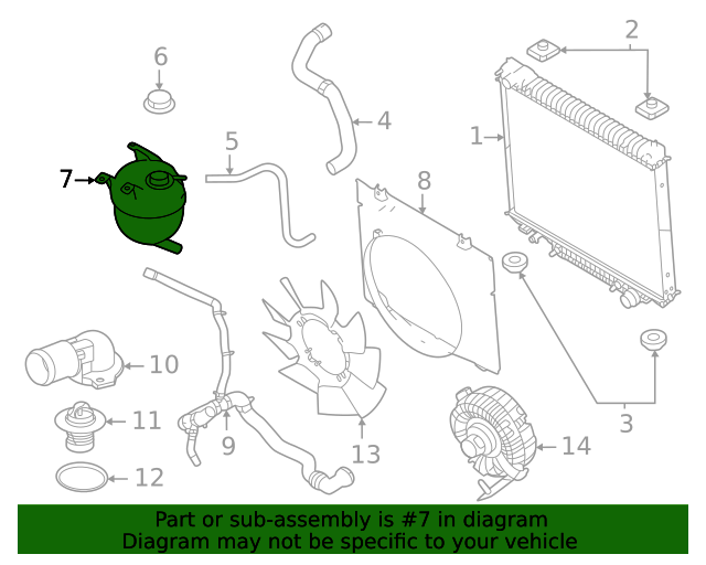 2021-2023 Ford E-350 Super Duty Reservoir Tank LC2Z-8A080-A | OEM Parts ...