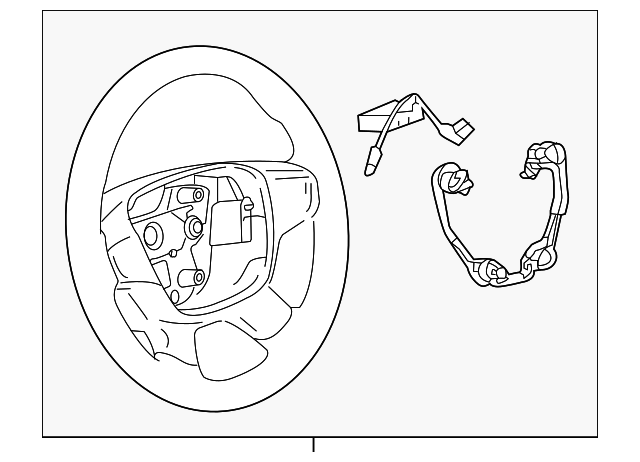 2017-2020 GM Steering Wheel 84289284 | GMPartsDirect.com