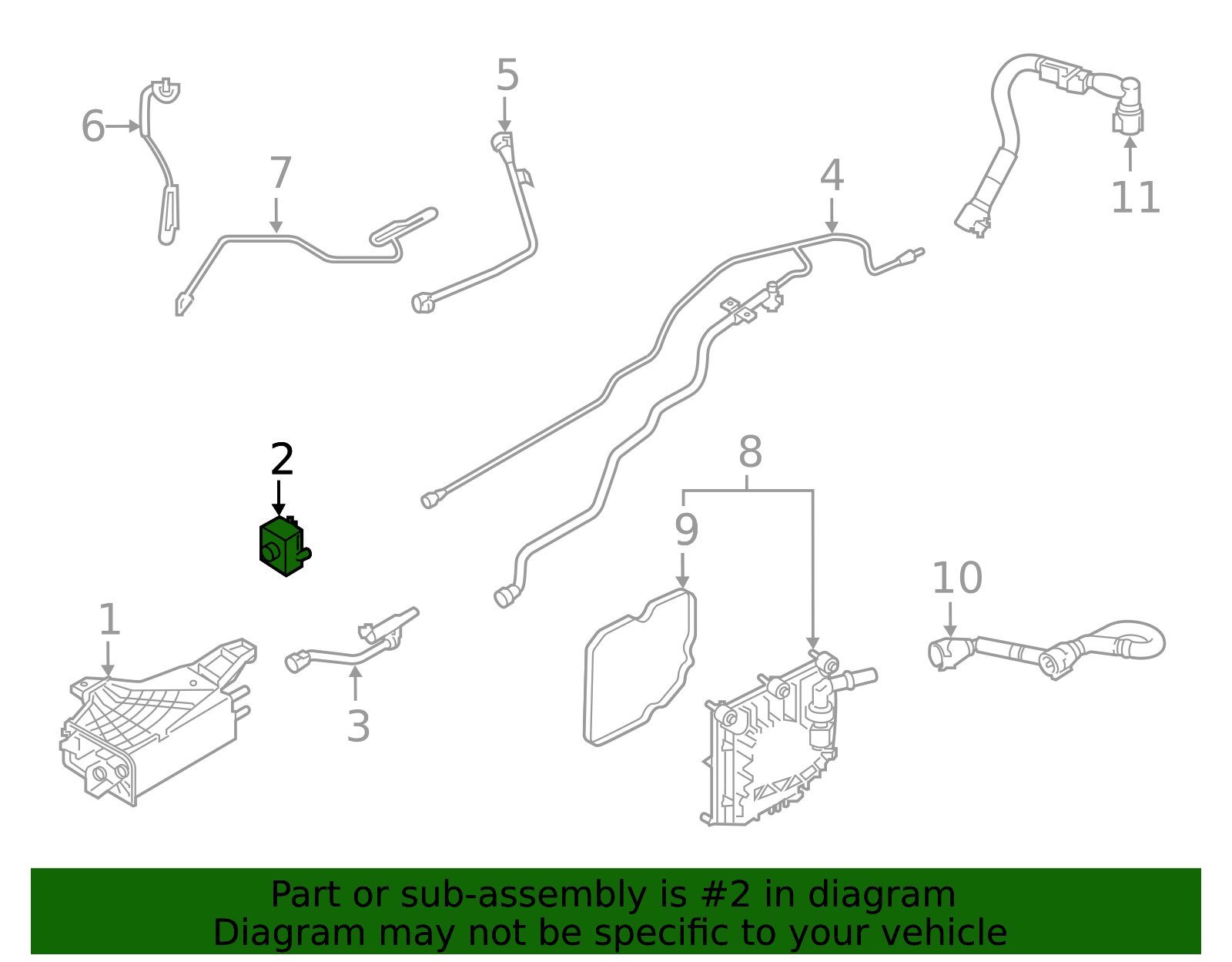 2020-2024 Ford Explorer Vapor Canister Purge Solenoid L1MZ-9G271-B ...
