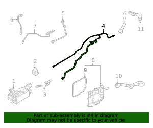 M1MZ-9D683-A - Vapor Hose 2022-2024 Ford Explorer | AutoNation Parts