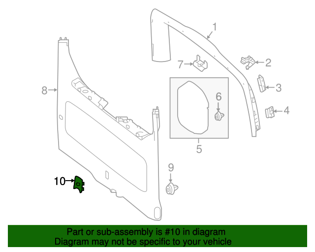 447-755-00-30-9051 - Cover 2016-2020 Mercedes-Benz Metris | Mercedes ...