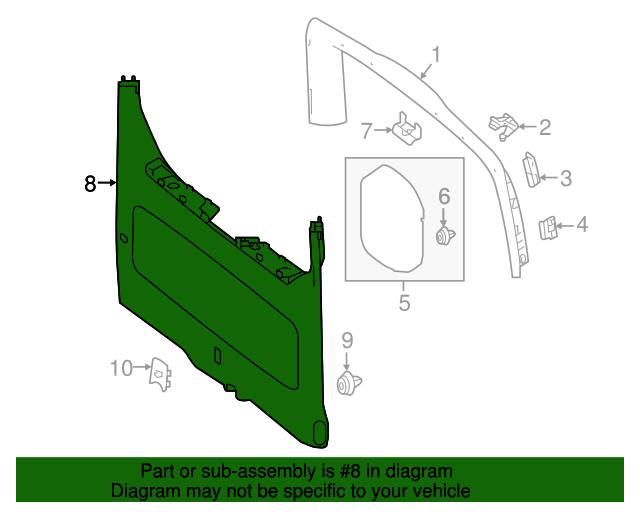 44774718009051 - Lower Trim 2016-2023 Mercedes-Benz Metris | Mercedes ...