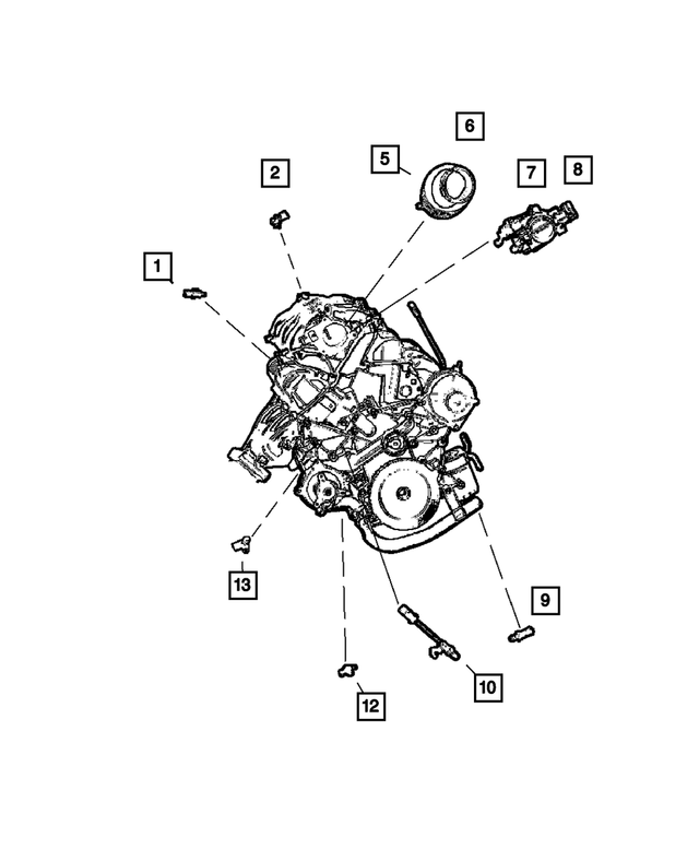 2002-2013 Mopar Map Sensor 56041018AD | Mopar eStore