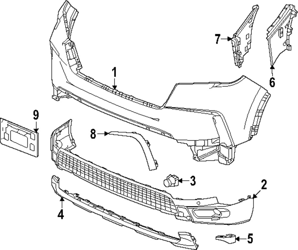 71115-T90-A00 - 2023-2025 Honda Pilot - Air Deflector | Honda Car Parts Direct