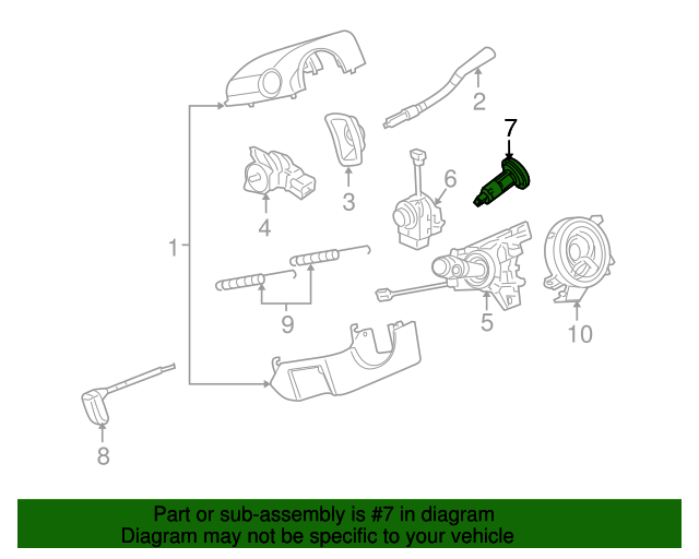 15794826 - Ignition Lock Cylinder 2004-2023 GM | AutoNationParts.com