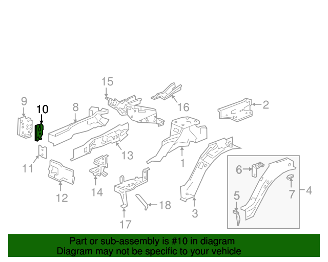 60822-TVA-A00ZZ - Side Plate 2018-2022 Honda Accord | Honda Parts Online