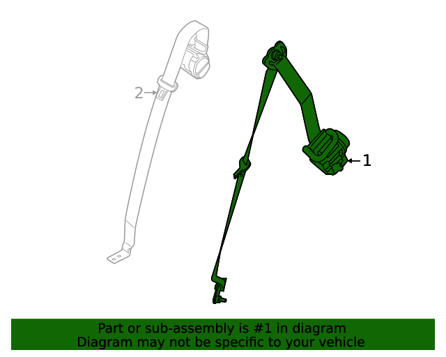 Genuine BMW 72-11-7-941-622 | Outer Belt Assembly | FREE Shipping on ...