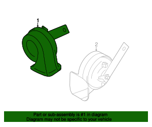 25620-6FL0A - Horn 2017-2020 Nissan Rogue | AutoNationParts.com