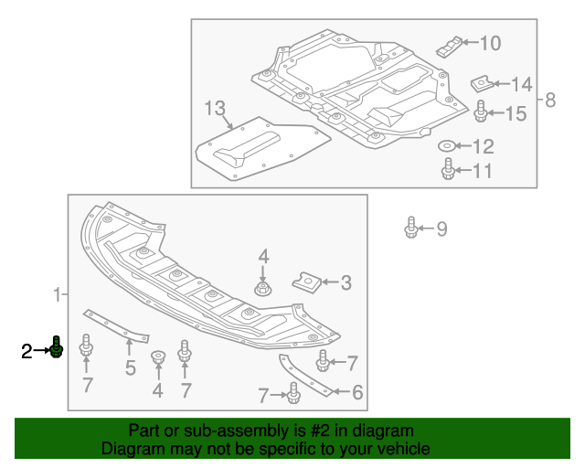 12442-06257B - Front Cover Screw 2006-2024 Kia | Kia.Parts Store