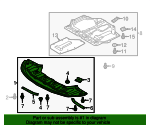 2019 Kia Optima Front Cover 29110-D5500 | Kia Automotive Parts