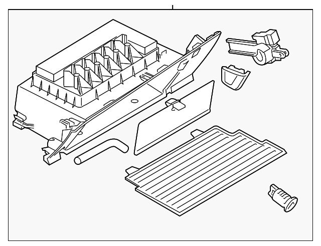 51166969711 - 2016-2018 BMW X1 Glove Box (51-16-6-969-711) | BMW of ...