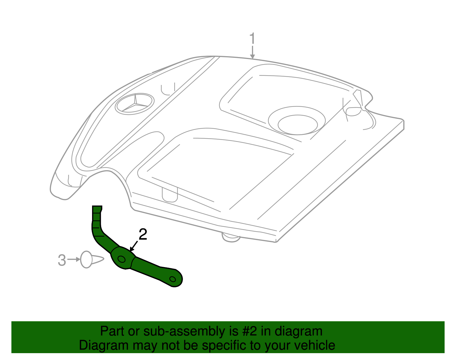 2017-2019 Infiniti QX30 Engine Cover Bracket 14049-5DC0A | Infiniti of ...